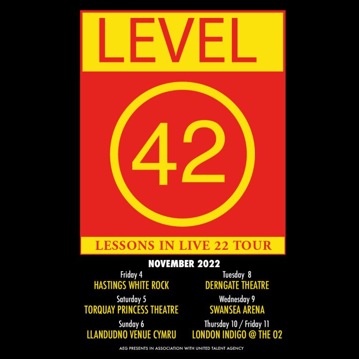 Level42.com – Welcome to the official site of Level 42 and Mark King